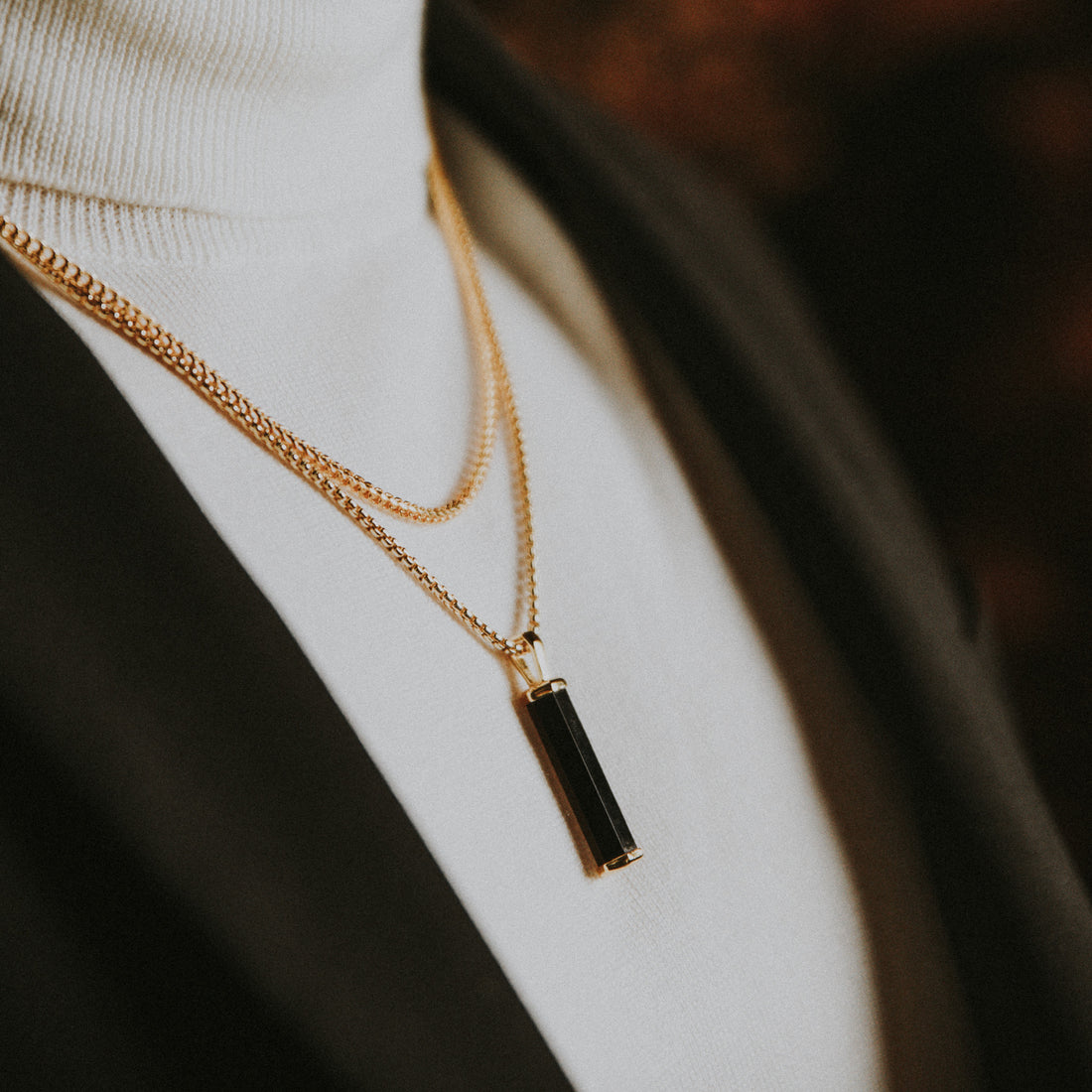 Hex Onyx Talisman | Men's Pendant | Meaningful Jewelry – TIEN